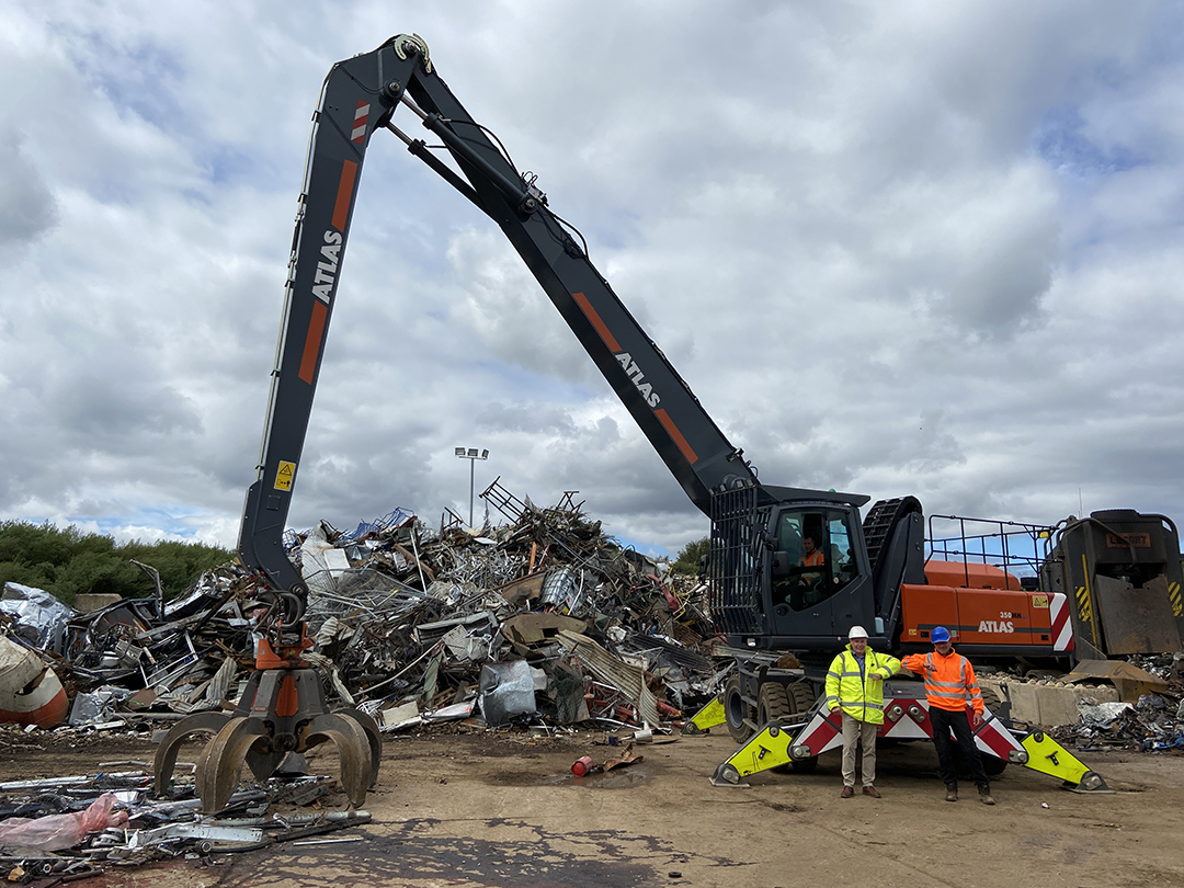 Atlas material handler joins East of England’s leading scrap metal ...